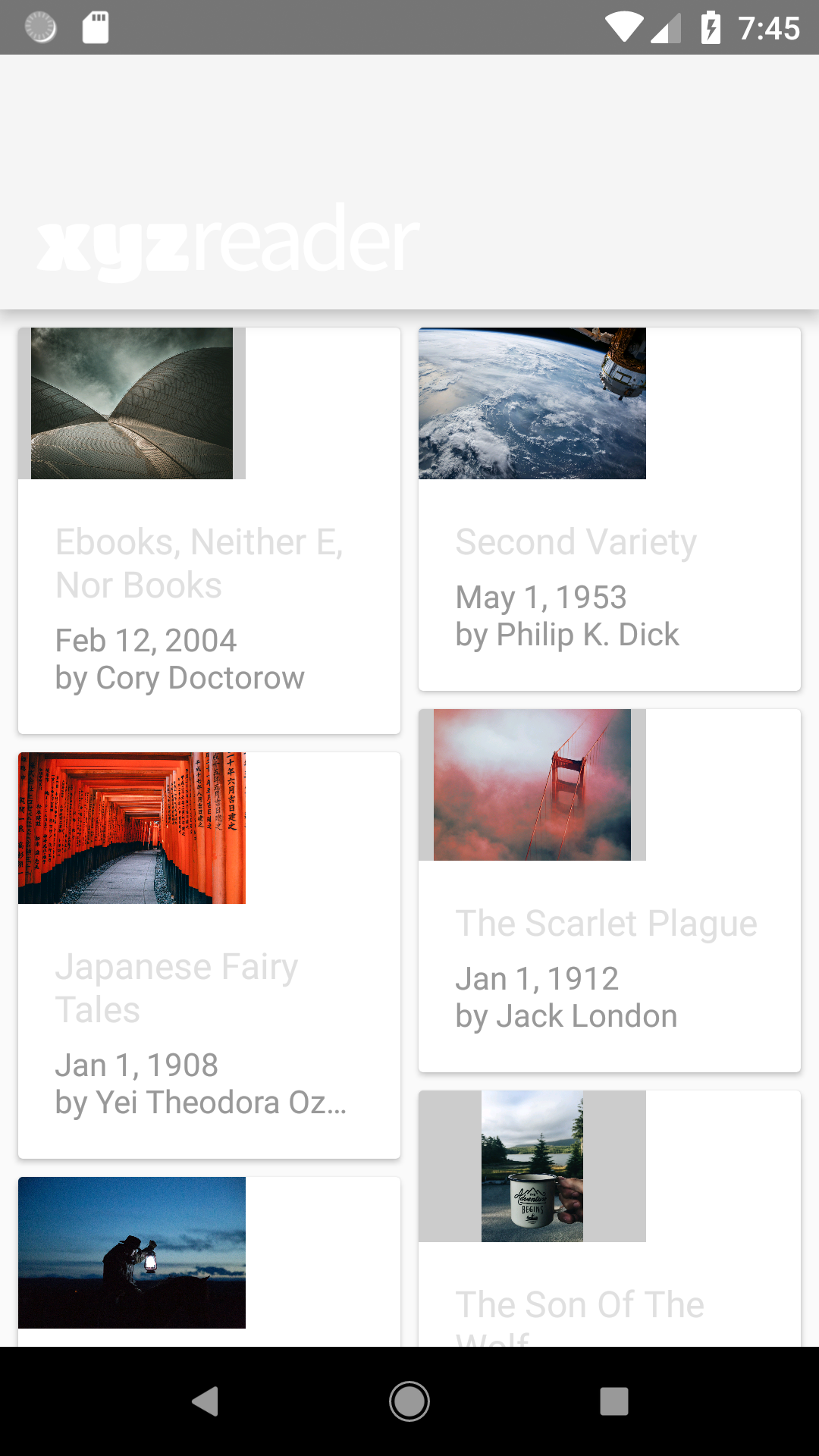 XYZ Reader | XYZ-Reader